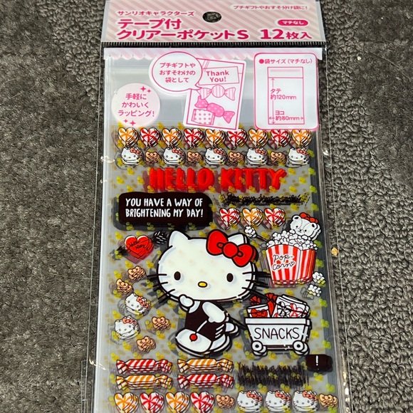 Sanrio | Party Supplies | Hello Kitty Adhesive Top Party Favor Treat ...